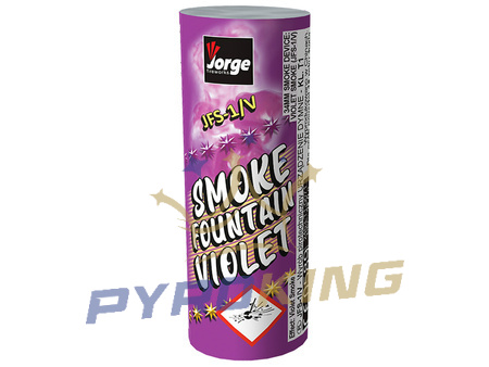 ŚWIECA DYMNA - Fioletowa - JFS-1/V - SMOKE FOUNTAIN - Jorge - Pyroking.pl